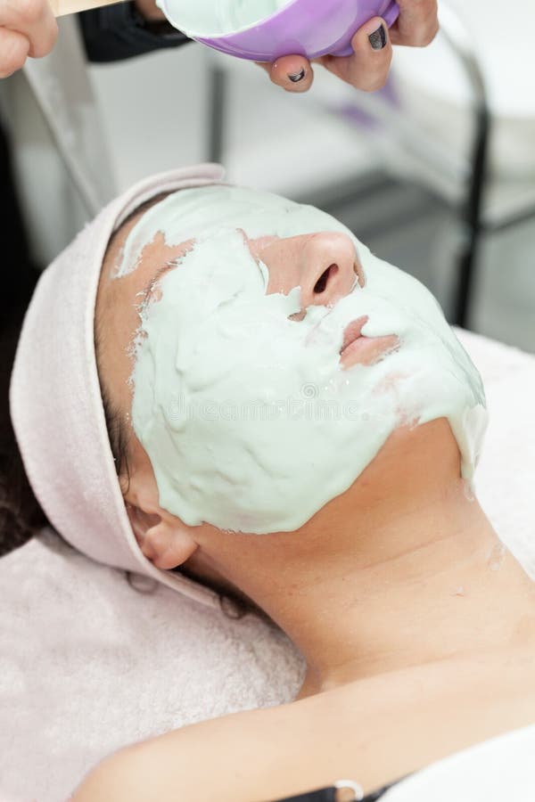 Face Mask Made from Seaweed Stock Image - Image of skin, beauty: 83821603