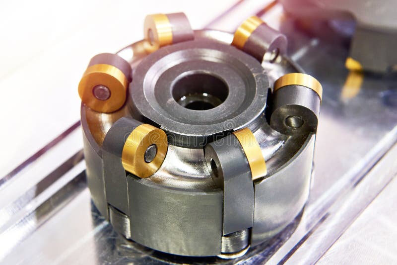Face milling cutter stock image. Image of instrument - 271031187