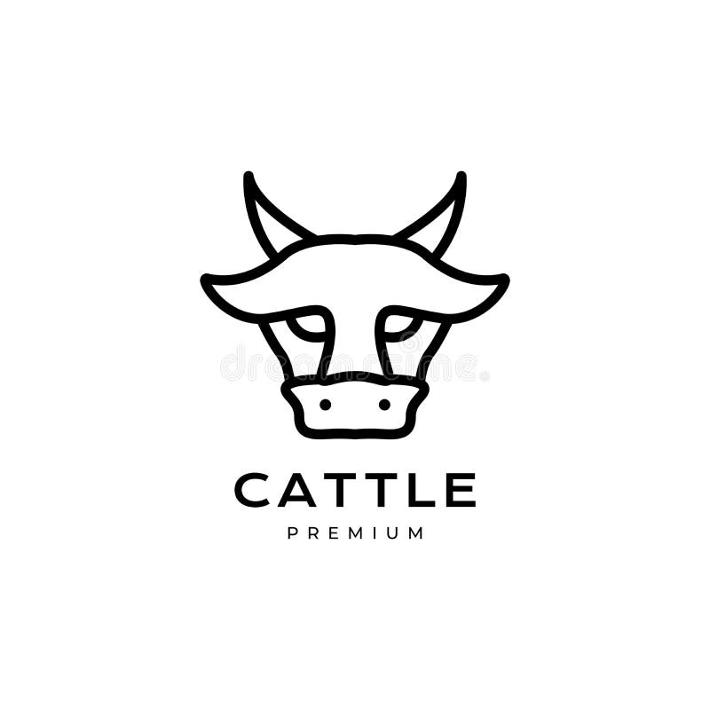 Minimal Cattle Logo Stock Illustrations – 179 Minimal Cattle Logo Stock ...
