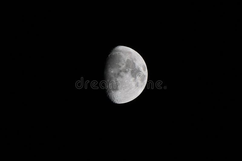 The face of the moon. stock image. Image of waxing, view - 291093599