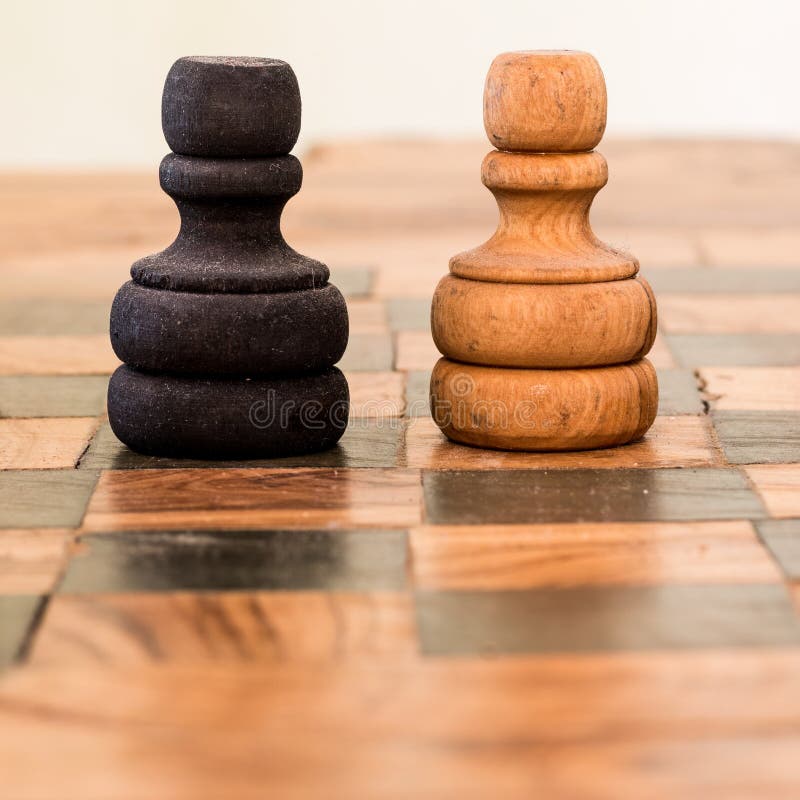 Face off stock image. Image of intelligence, choice, black - 58046813