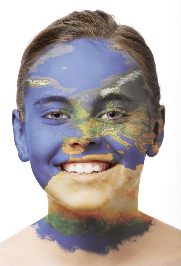 Face paint - africa stock photo. Image of dark, topography - 2842584