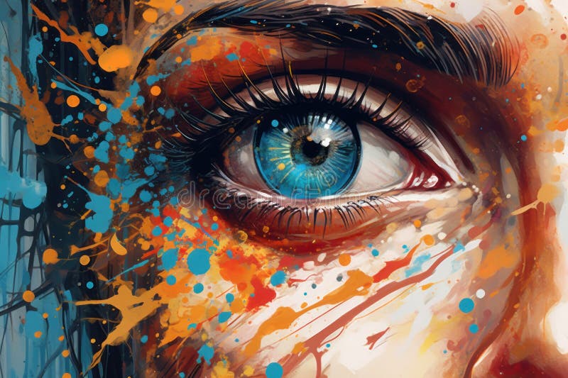 Splattered Face Stock Illustrations – 361 Splattered Face Stock ...