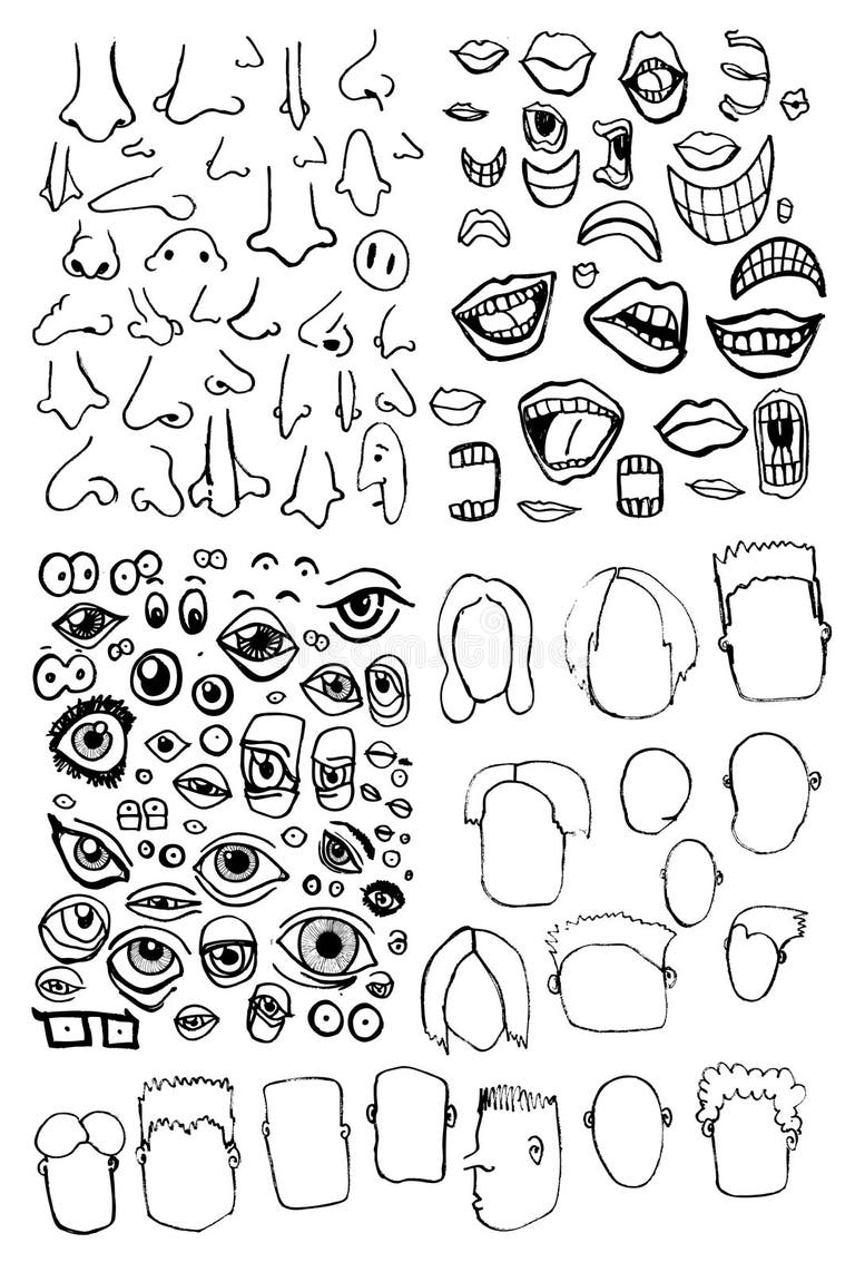 Cartoons Parts Stock Illustrations – 85 Cartoons Parts Stock ...