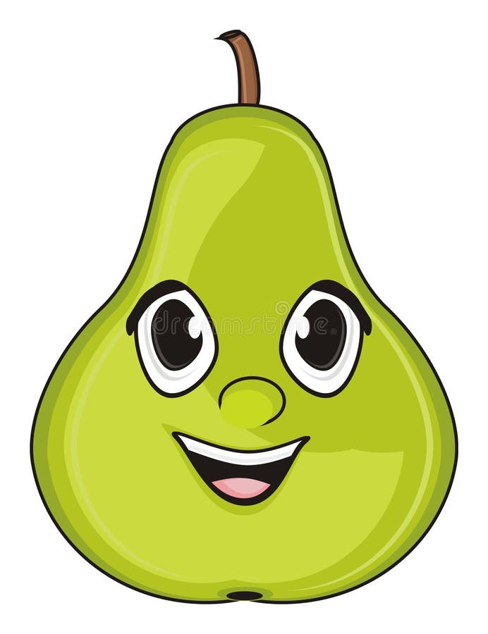Face of pear stock illustration. Illustration of farm - 90774620