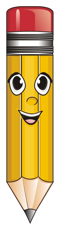 Face of pencil with hands stock illustration. Illustration of business ...