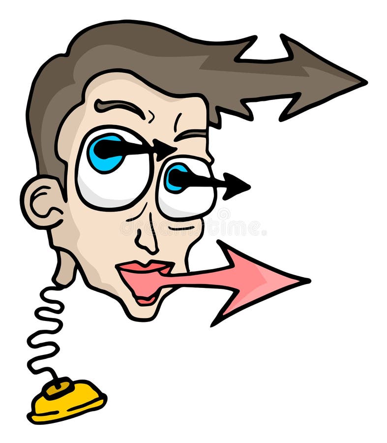 Face pointing stock vector. Illustration of design, pointing - 59279005