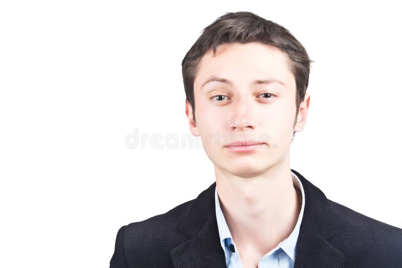 Face Portrait of Businessman Stock Image - Image of boss, fresh: 22643245