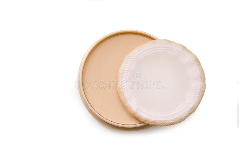 Face powder stock image. Image of applicator, personal - 16307817