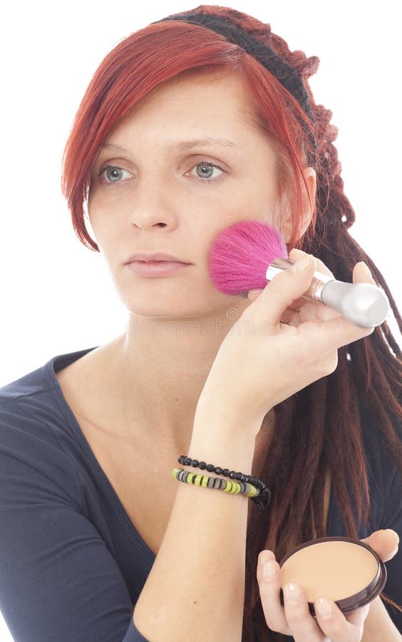 Face powder stock image. Image of closeup, human, powder - 27761769