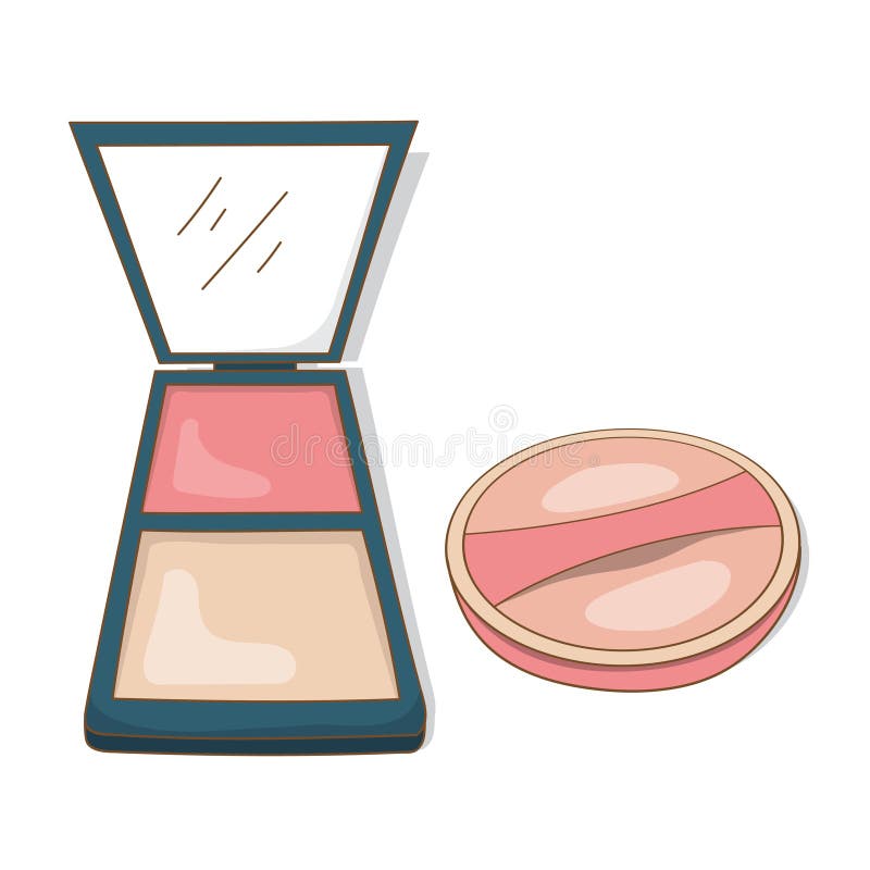 Powder from Beauty Salon. Flat Style. Illustration. Stock Illustration ...