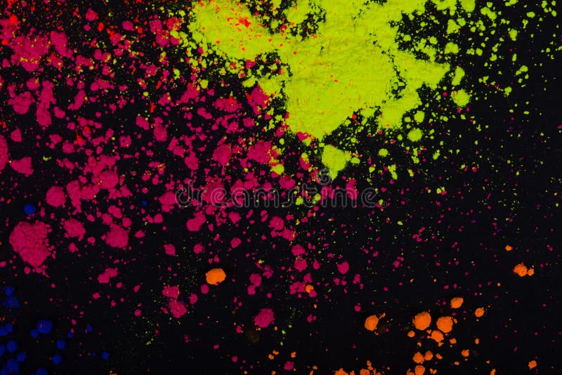 Face Powder on a Black Background, Abstract Stock Photo - Image of ...