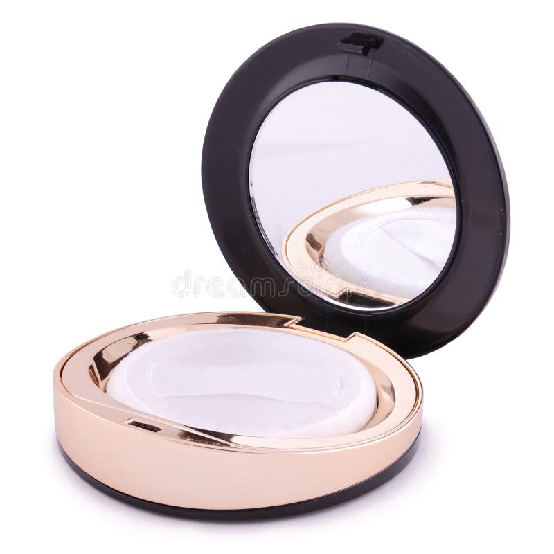 Face Powder and Bottle of Perfume Stock Photo - Image of females ...