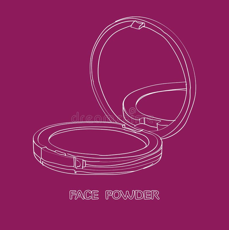 Face Powder Box Stock Illustrations – 2,099 Face Powder Box Stock ...