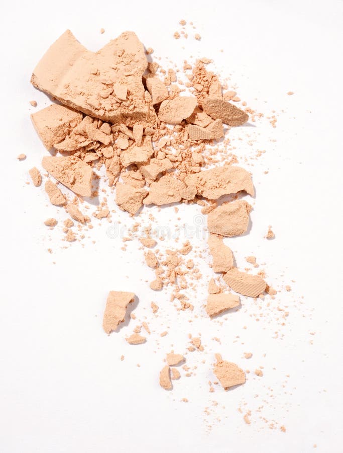 Face powder stock image. Image of compact, crumbled, beautiful - 44634453