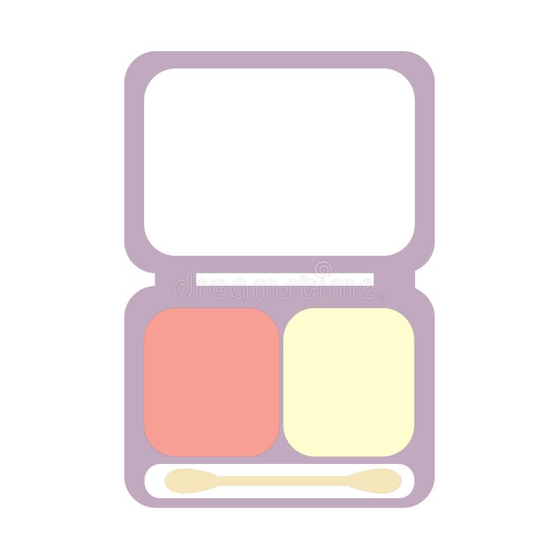 Face Powder Makeup Icon Vector Illustration Stock Vector - Illustration ...
