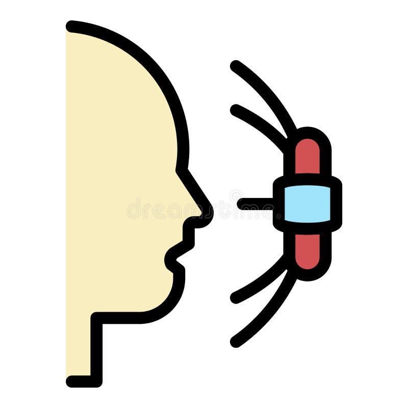 Face Recognition Camera Icon Color Outline Vector Stock Vector ...