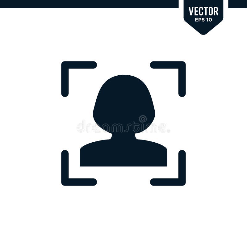 Bio Metric Face Recognition Icon. Colorful Rounded Style Button ... Bio Metric Face Recognition Icon. Colorful Rounded Style Button ...