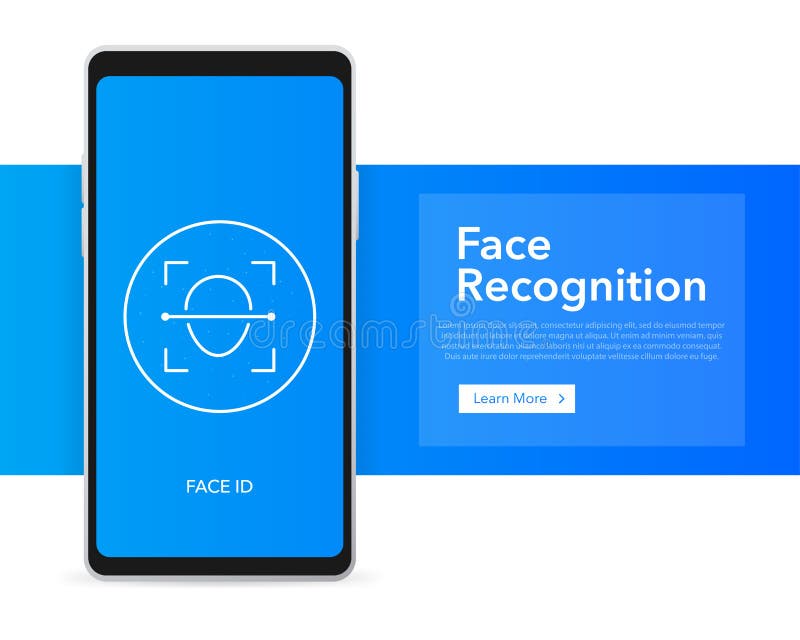 Face Recognition, Great Design for Any Purposes. Protection Icon Vector ...