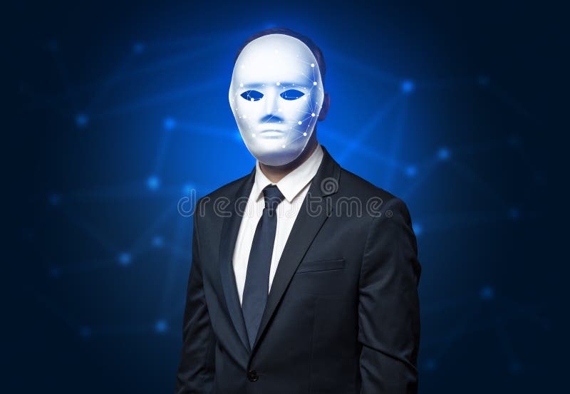 Face recognition with mesh stock photo. Image of face - 135850584