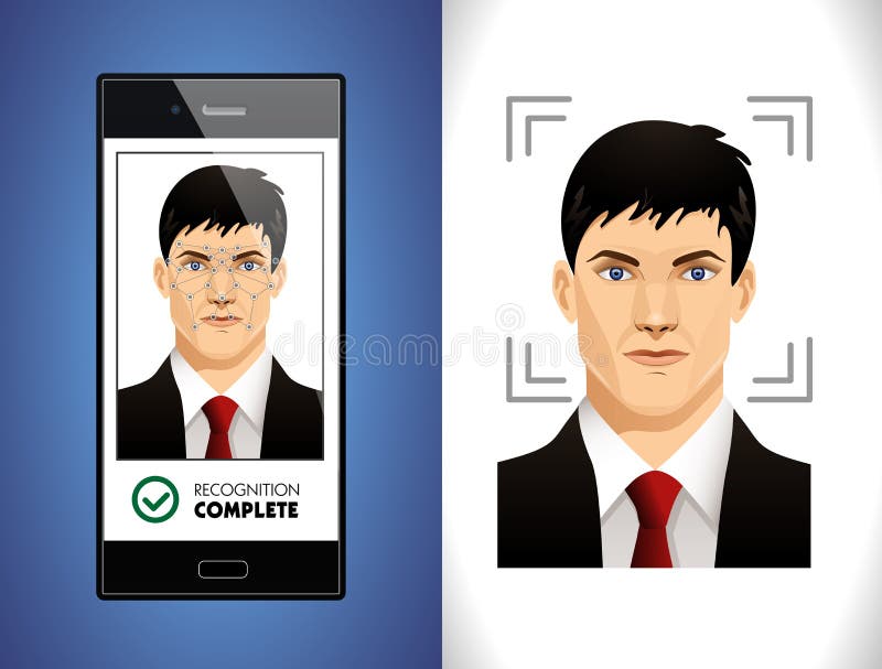 Face Recognition System - Computer Software Stock Vector - Illustration ...