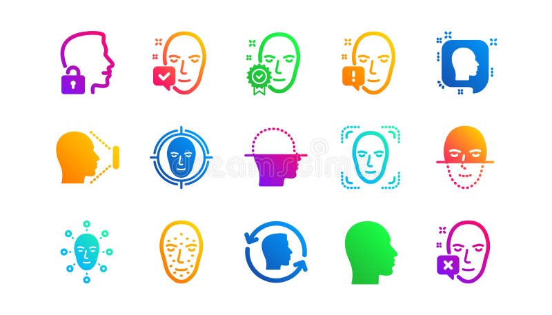 Face Recognize Icons. Biometrics Detection, Face Id and Scanning ... Face Recognize Icons. Biometrics Detection, Face Id and Scanning ...