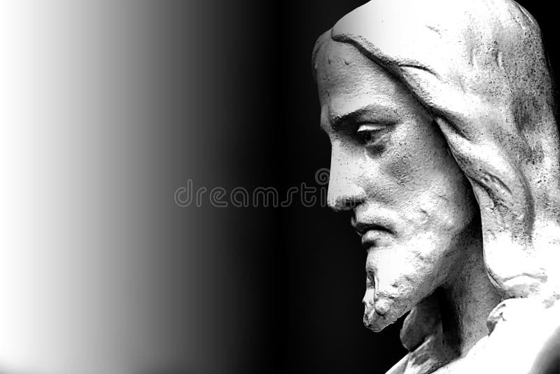 Religious Statue Face