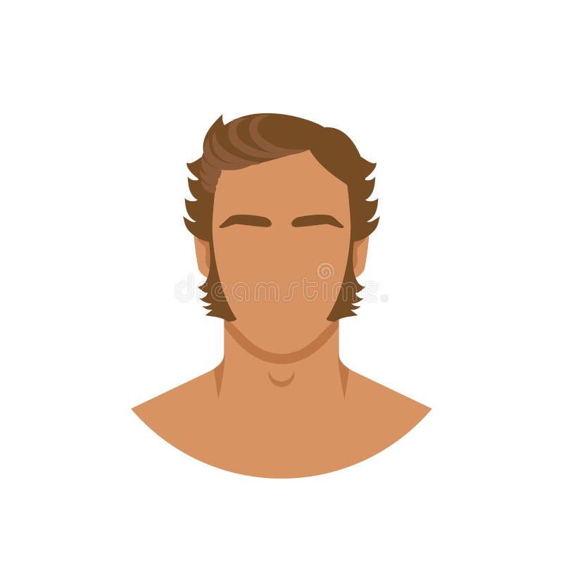 Face of Retro Man with Sideburns Stock Vector - Illustration of person ...
