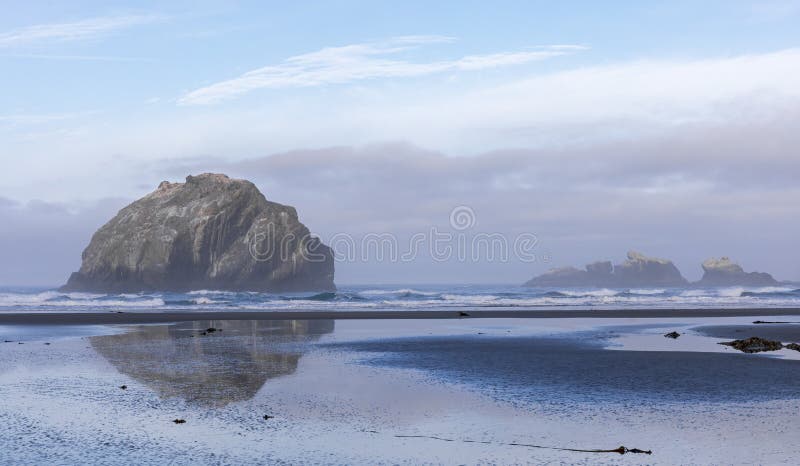 Face Rock stock photo. Image of rock, sand, ocean, oregon - 130310748