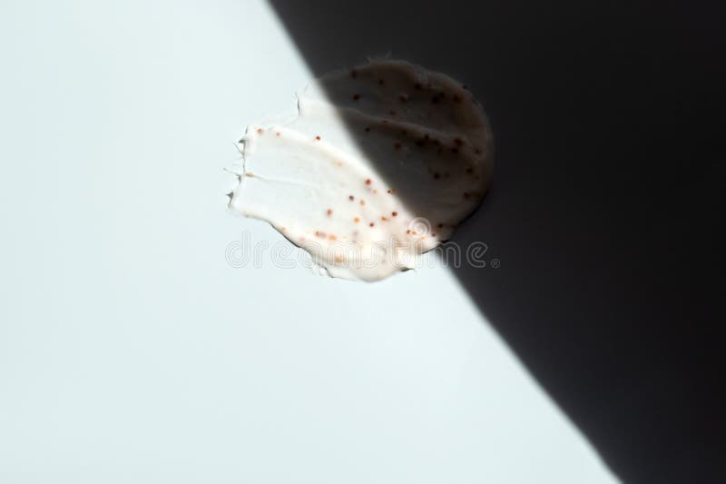 A Smear of Scrub on a Light Background. Beauty Concept. Stock Image ...
