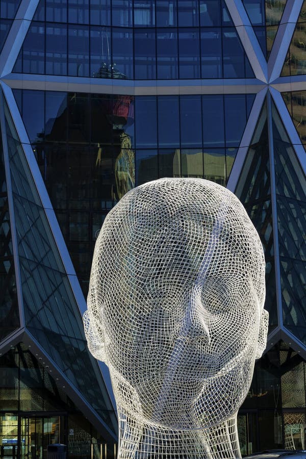 The Famous Five Five Statues in Downtown Calgary Editorial Stock Image ...