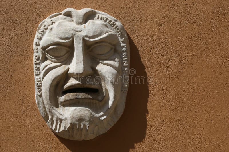 Face Shaped Mailbox for Internal Mailing Editorial Stock Photo - Image ...