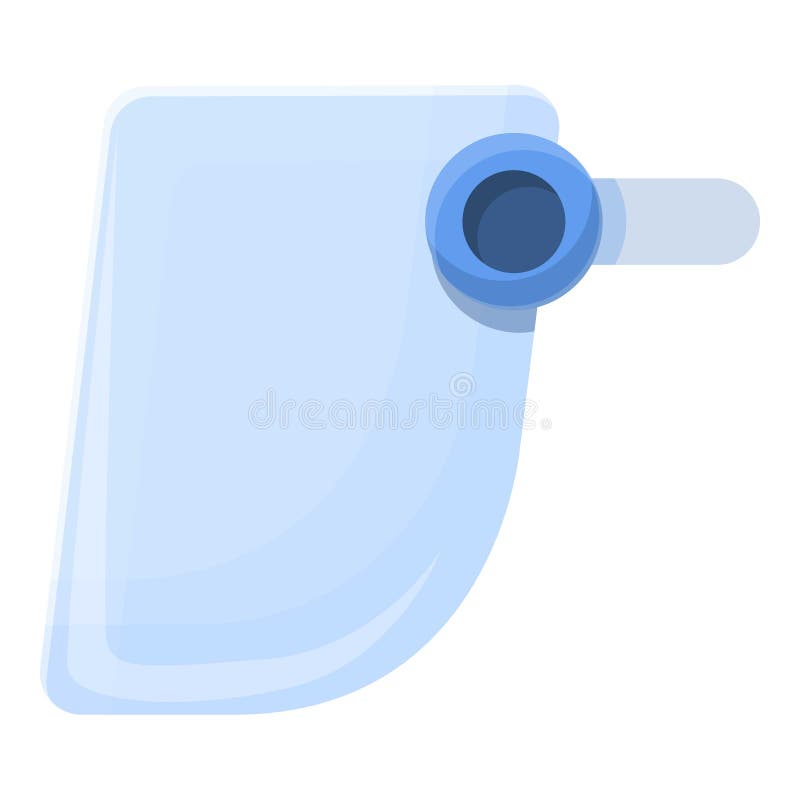 Face Shield Icon, Cartoon Style Stock Vector - Illustration of clinic ...