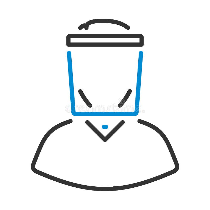 Face Shield Icon stock vector. Illustration of isolated - 243971455