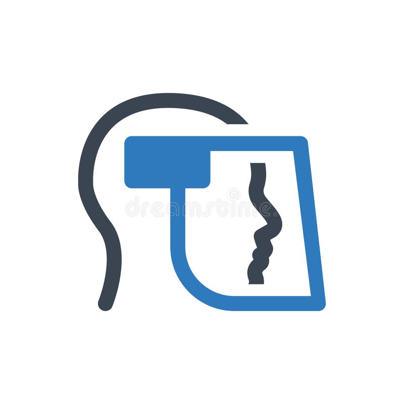Face shield icon stock vector. Illustration of vector - 254771738