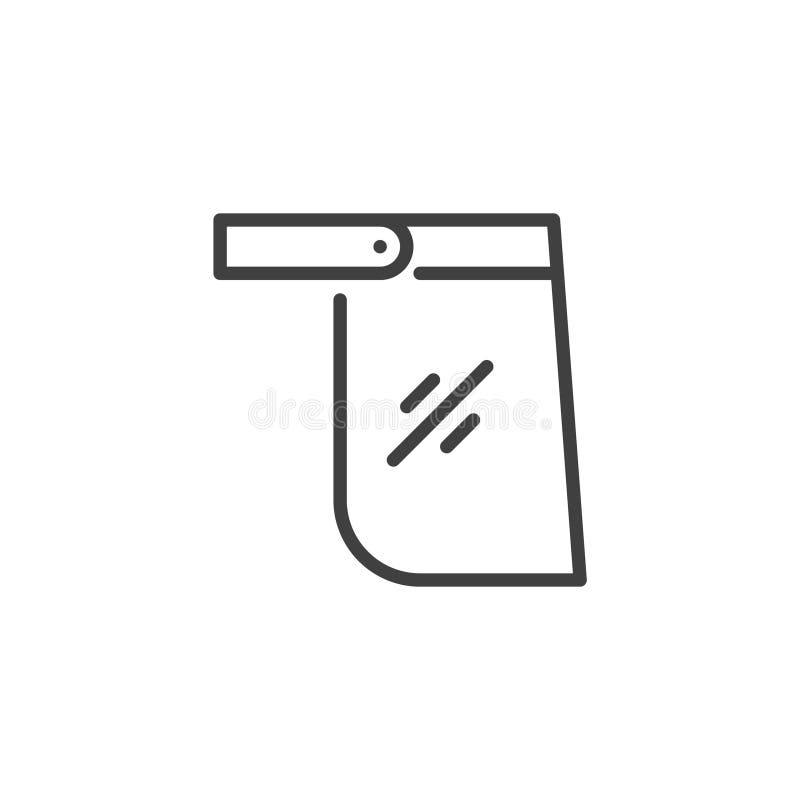 Shield Line Vector Doodle Simple Icon Design Stock Vector ...