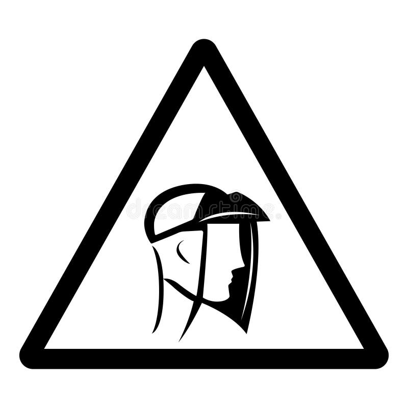 Face Shield Required Symbol Sign ,Vector Illustration, Isolate on White ...