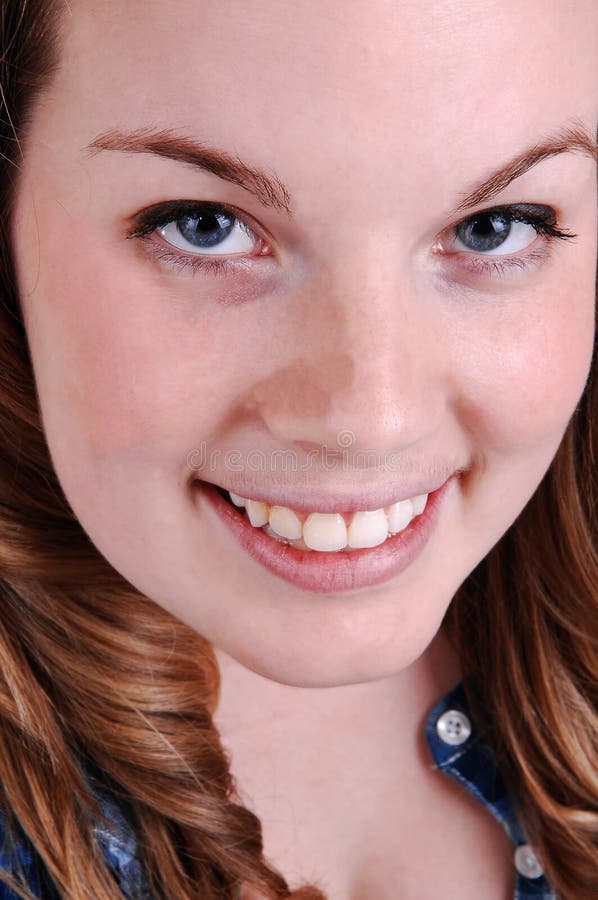 Face shoot of young girl. stock image. Image of attractive - 13074423