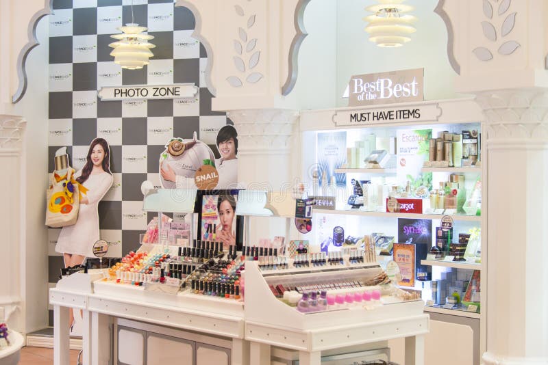 The Face Shop at BurJuman Shopping Mall in Dubai, UAE Editorial Stock ...