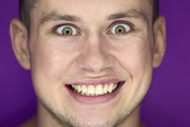 Face with smile stock photo. Image of eyes, bulging, funny - 23963336