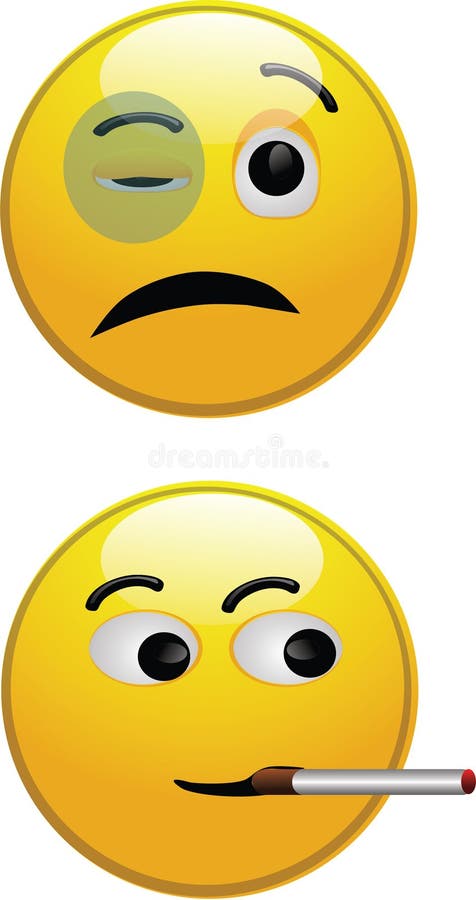 Smiley Face Emoji. Vector Internet Chat Icon Stock Vector ...