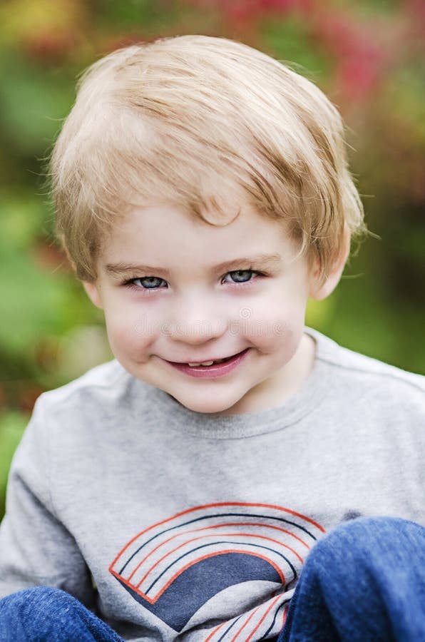 Face of smiling toddler stock image. Image of smiling - 60261401