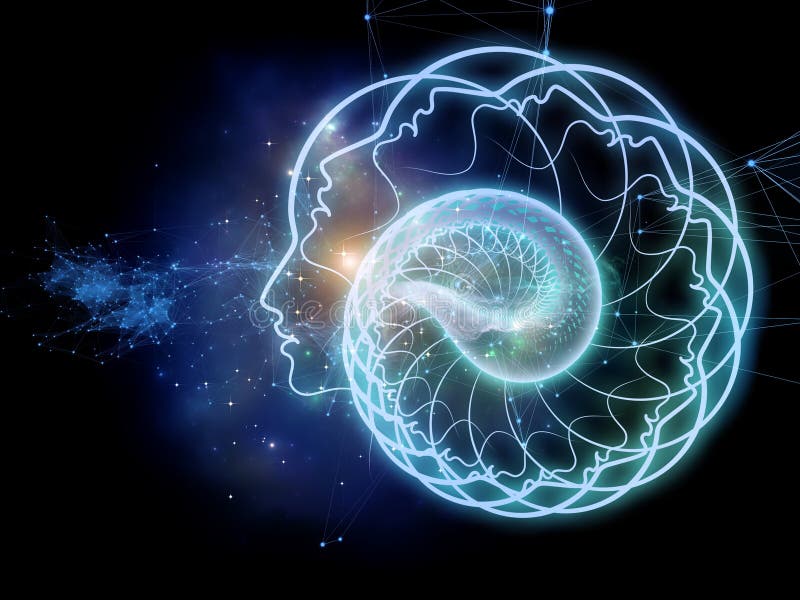 Face Spiral stock illustration. Illustration of data - 223935247