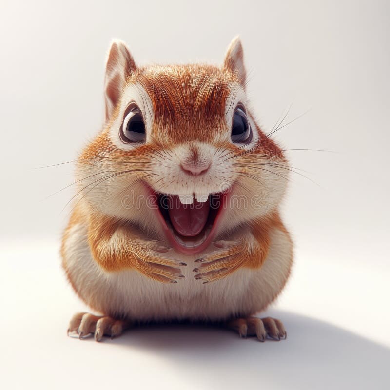Face of a Squirrel Smiling on a Transparent Background Stock Photo - Image of wildlife, mammal ...