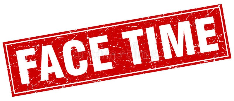 Face time stamp stock vector. Illustration of grunge - 125006342