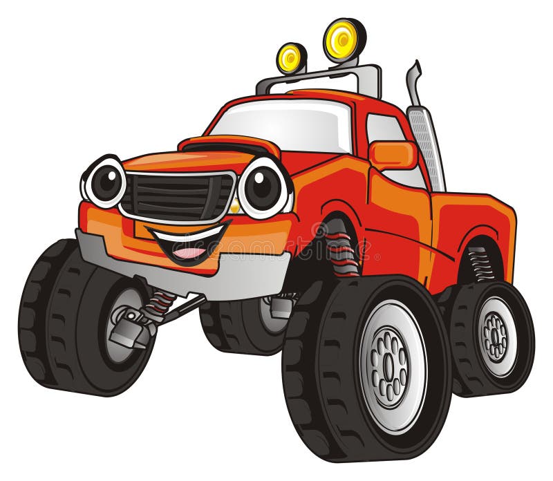 Face of truck stock illustration. Illustration of outside - 100057564