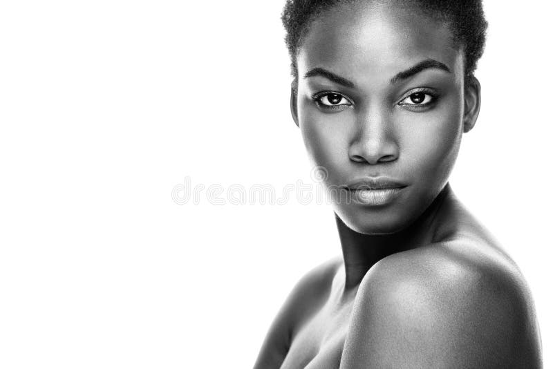 Face a Uma Jovem Beleza Negra Imagem de Stock - Imagem de pele, povos ...