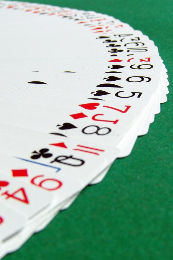 Face Up Playing Cards Fan (2) Stock Image - Image of magician, game ...
