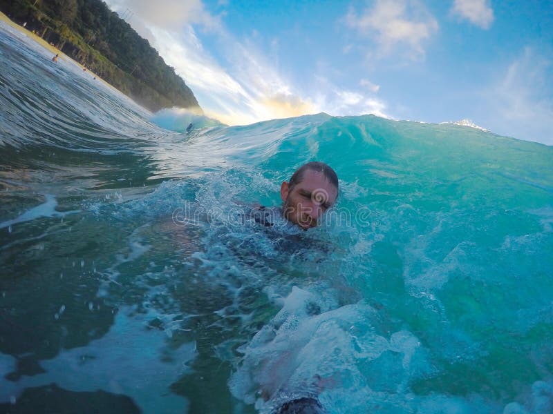 Face in the Wave stock photo. Image of northshore, abstract - 51465938