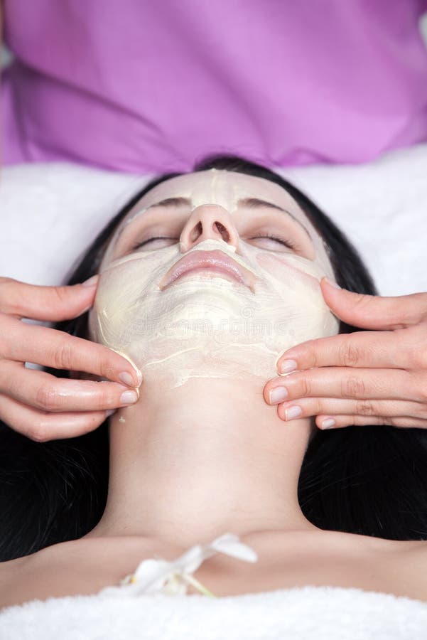Face of Women Getting a Spa Treatment Stock Photo - Image of intensive ...